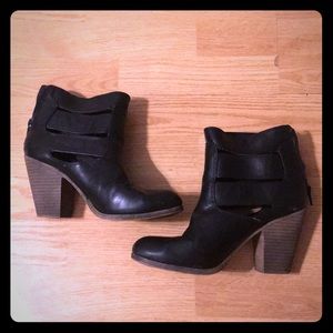 Rampage | Shoes | Closed Toed Booties With Side Cut Outs 85 | Poshmark